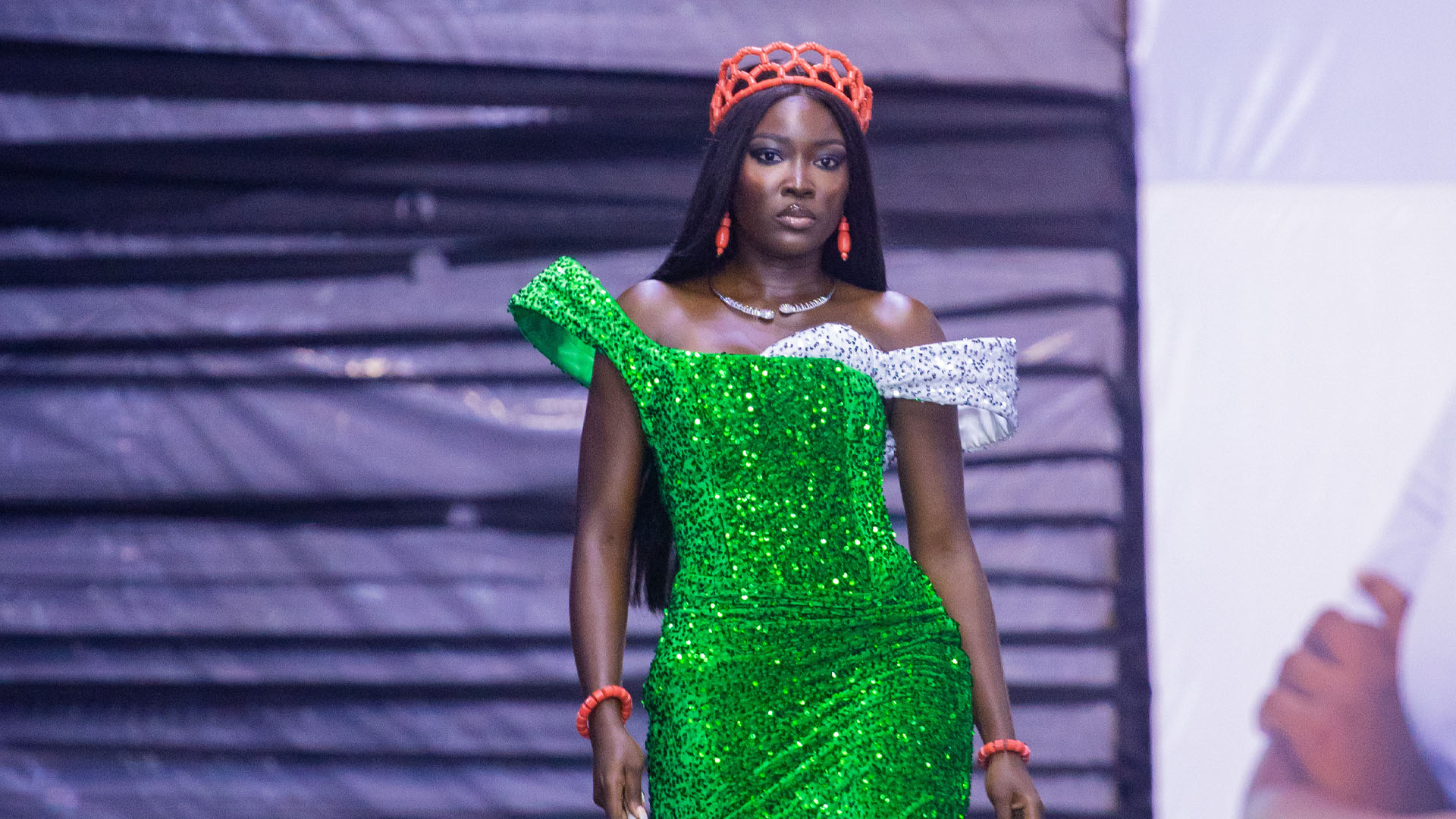 Nigerian model sets record-breaking catwalk to promote diversity and ...